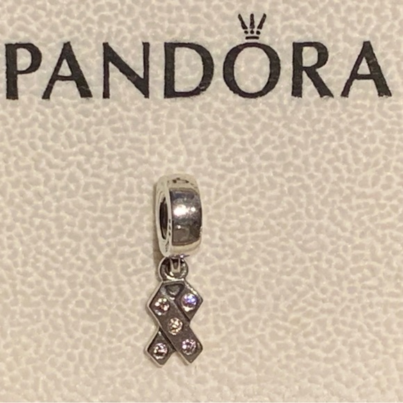Pandora | Jewelry | Authentic Pandora Sterling Silver Breast Cancer ...